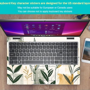 Lenovo Laptop Skin Personalized Sticker Simple Abstract Design Vinyl ...
