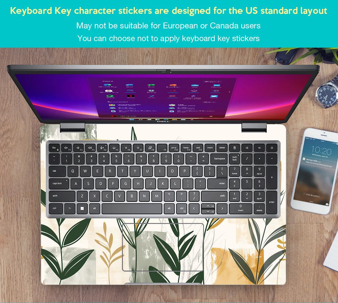Lenovo Laptop Skin Personalized Sticker Simple Abstract Design Vinyl ...