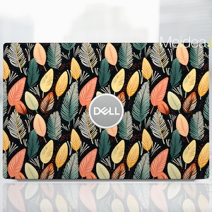 Dell Laptop Skins Unique Gift Personalization Vinyl Decals Tree Leaves ...