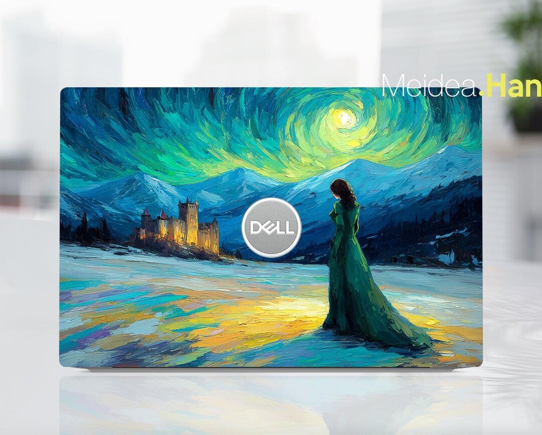 Dell Db16255 Laptop Art Sticker Personalized Gift Custom Skin Oil ...