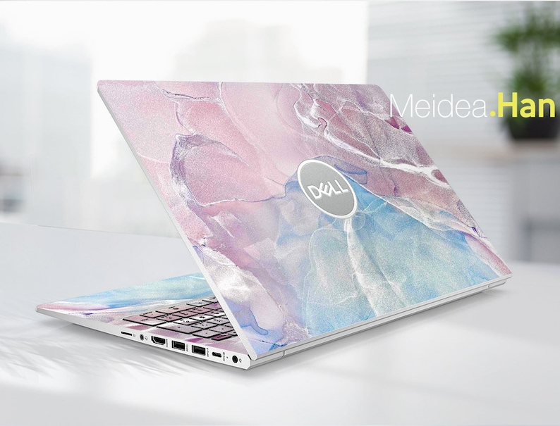 Personalized Dell Xps 15 Laptop Skins Decal Colorful Marble - Etsy