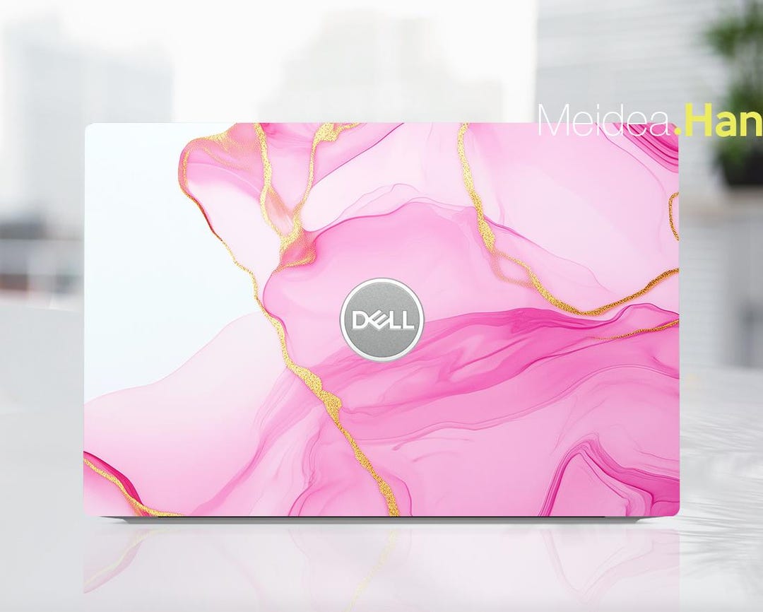 Dell Skin Laptop 15 Inch Sticker Personalized Gift Unique Marble ...