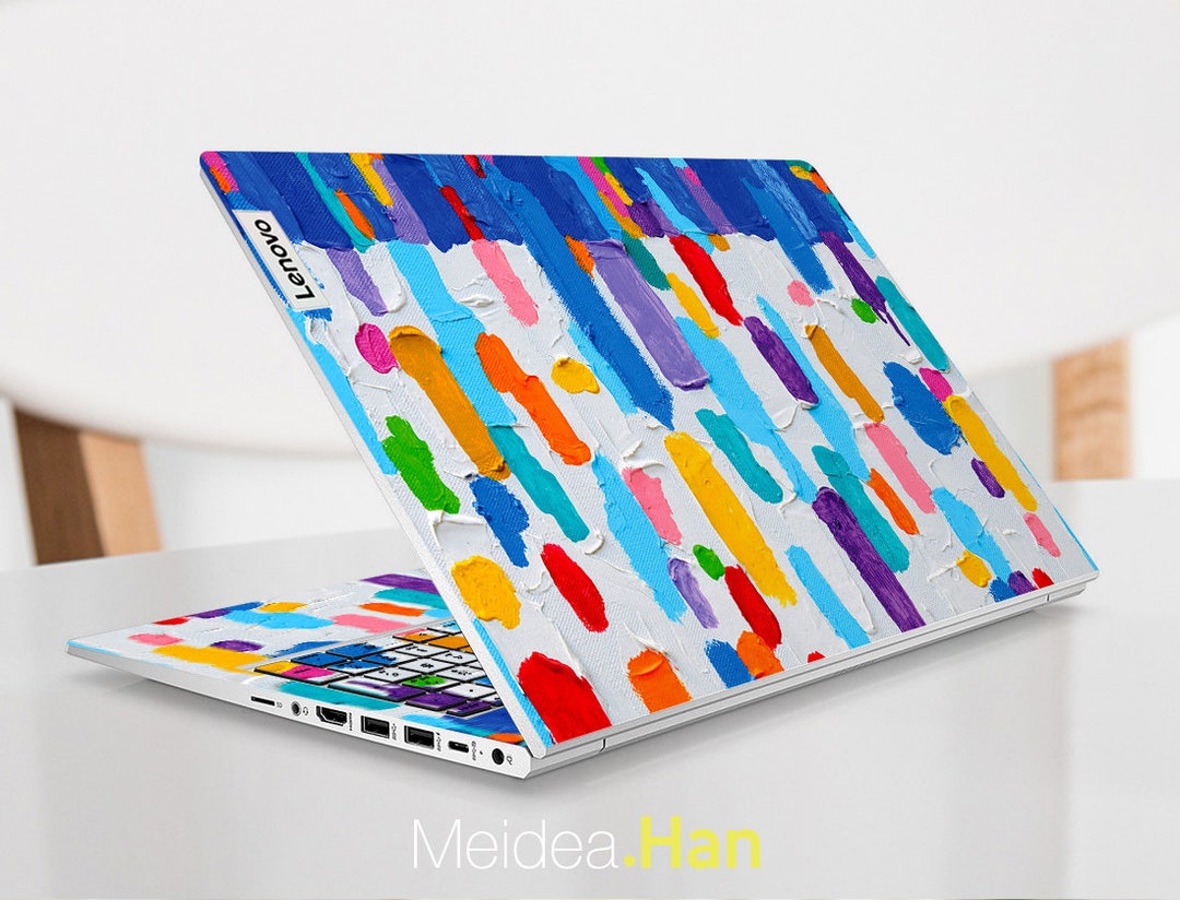 Laptop Skin for Lenovo Thinkbook 15 Personalized Customizable Red Vinyl ...