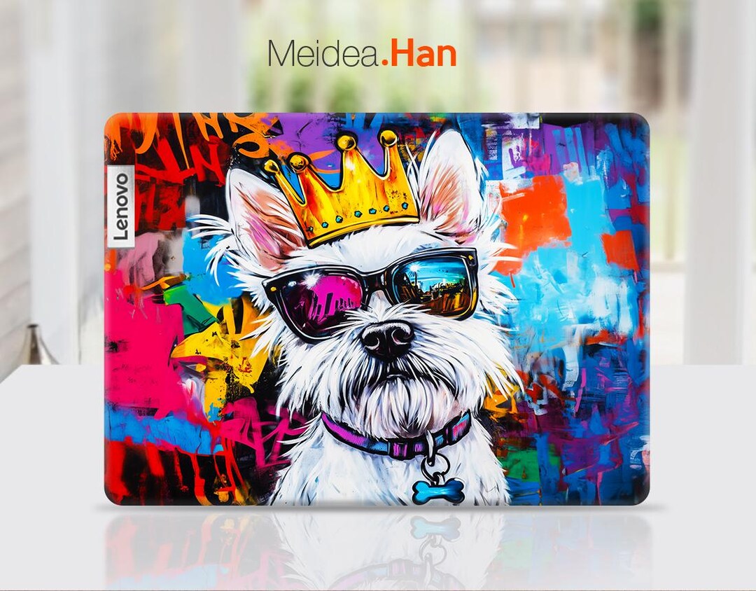 Custom Sticker Laptop Skin Protect Lenovo Vinyl Decal Personalise Gift ...