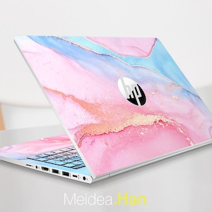 Hp Laptop Skin Gift for Her Personalized Customizable Abstract Texture ...
