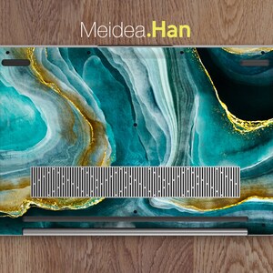 Hp Laptop Skins 15 Inch Pavilion Personalized Customizable Green Marble ...