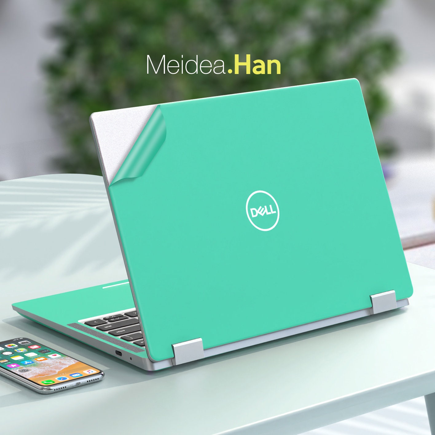 Matt Solid Color Skin Dell Sticker Accessorie Skin Laptop Decal ...