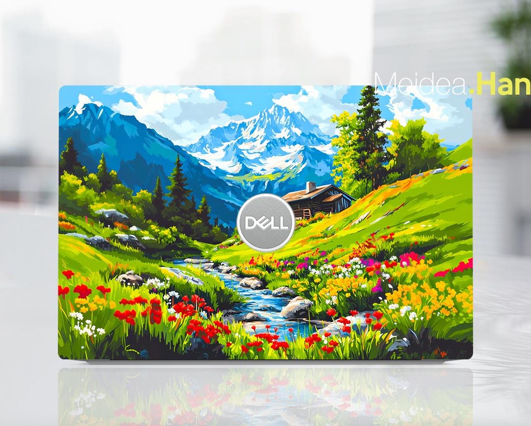 Custom Laptop Skin Dell 13 Inch Back to School Gift Cute Natural ...