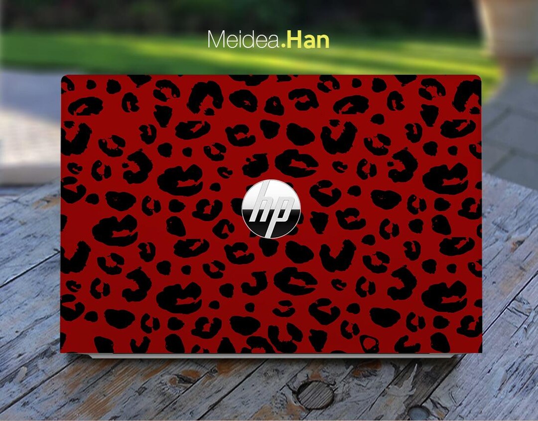 HP 14-ES Custom Skin Laptop Lid Vinyl Decals Red Sticker ...