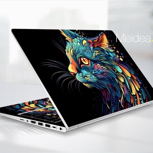 Custom Laptop Skins Protect Dell Vinyl Decals Personalised Abstract ...