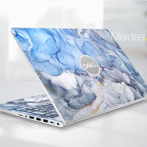 Dell Inspiron 15 Laptop Skin Personalized Customizable Marble Painting ...