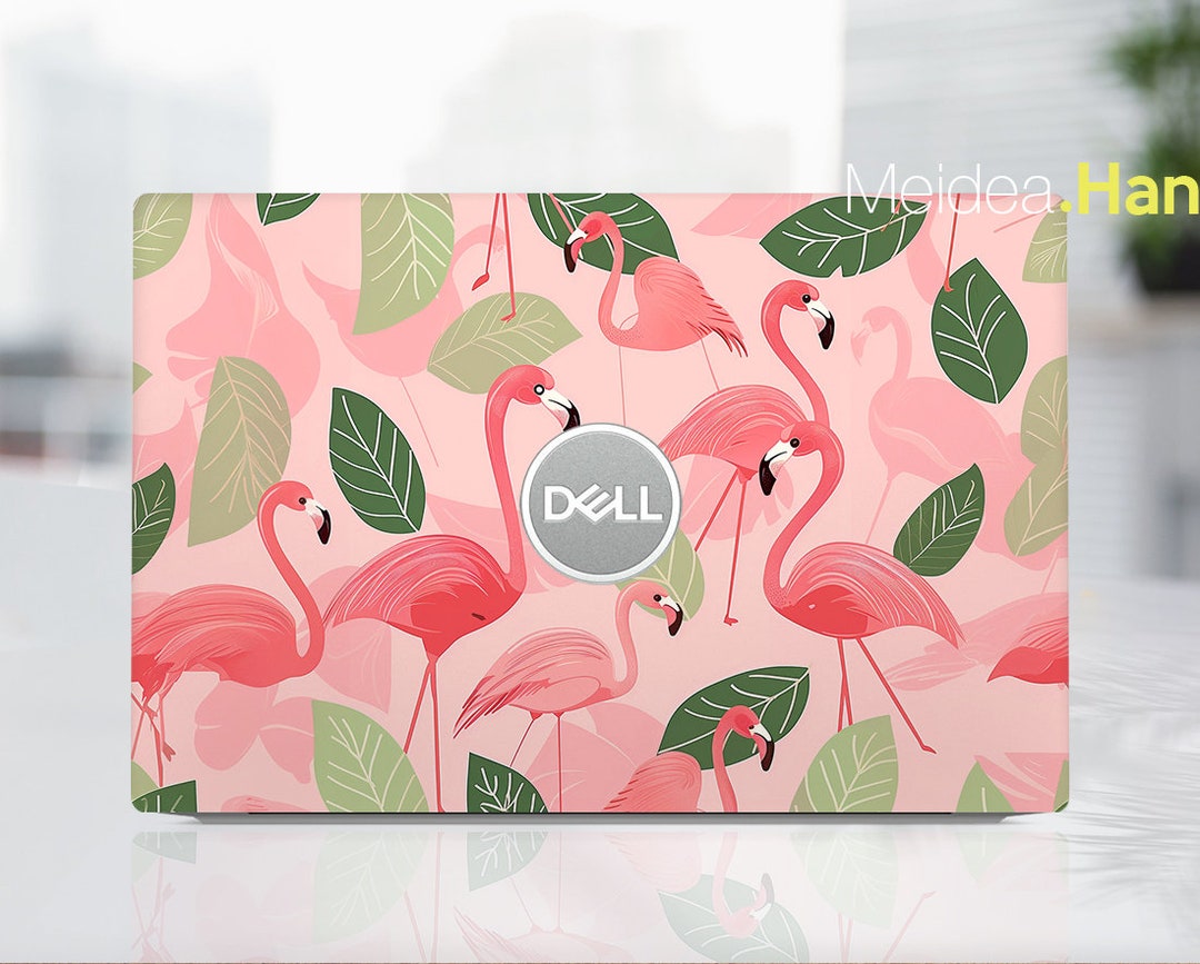 Dell Laptop Skin Personalized Pink Pattern Beautiful Anime Design Vinyl ...