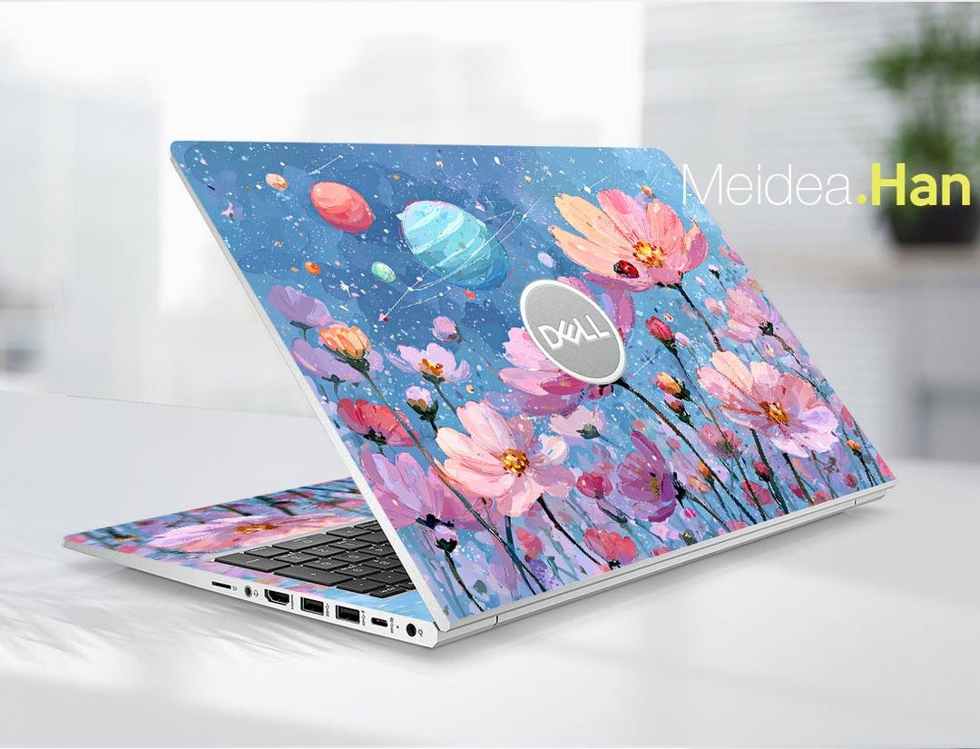 Dell Pro 16 PC16250 Laptop Skin Personalized Sticker Custom Decal Pink ...