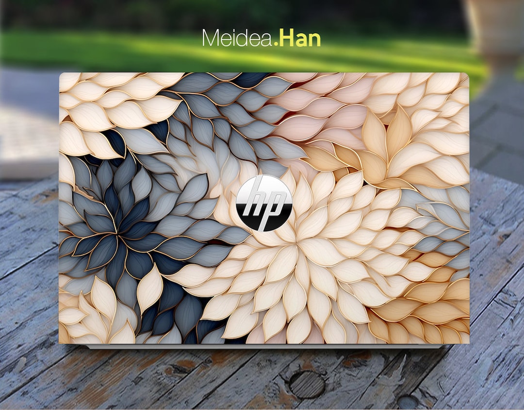 Hp Laptop Skin X360 Vinyl Decal Personalized Gifts Customizable White ...