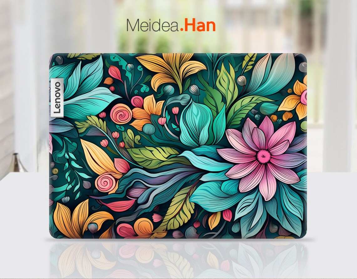 Laptop Skin Lenovo Yoga Accessories Custom Gift Vinyl Decal Fantasy ...