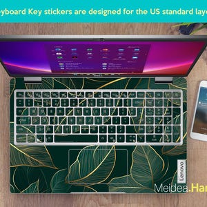 Custom Laptop Lid Skin Lenovo Art Decal Custom Sticker Personalization ...