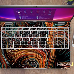 Hp Laptop Skin 15.6 Inch Personalized Customizable Black Vinyl Gift for ...