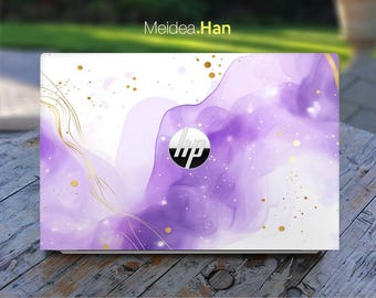 Hp Laptop Skin Probook Personalized Customizable Watercolor Vinyl ...