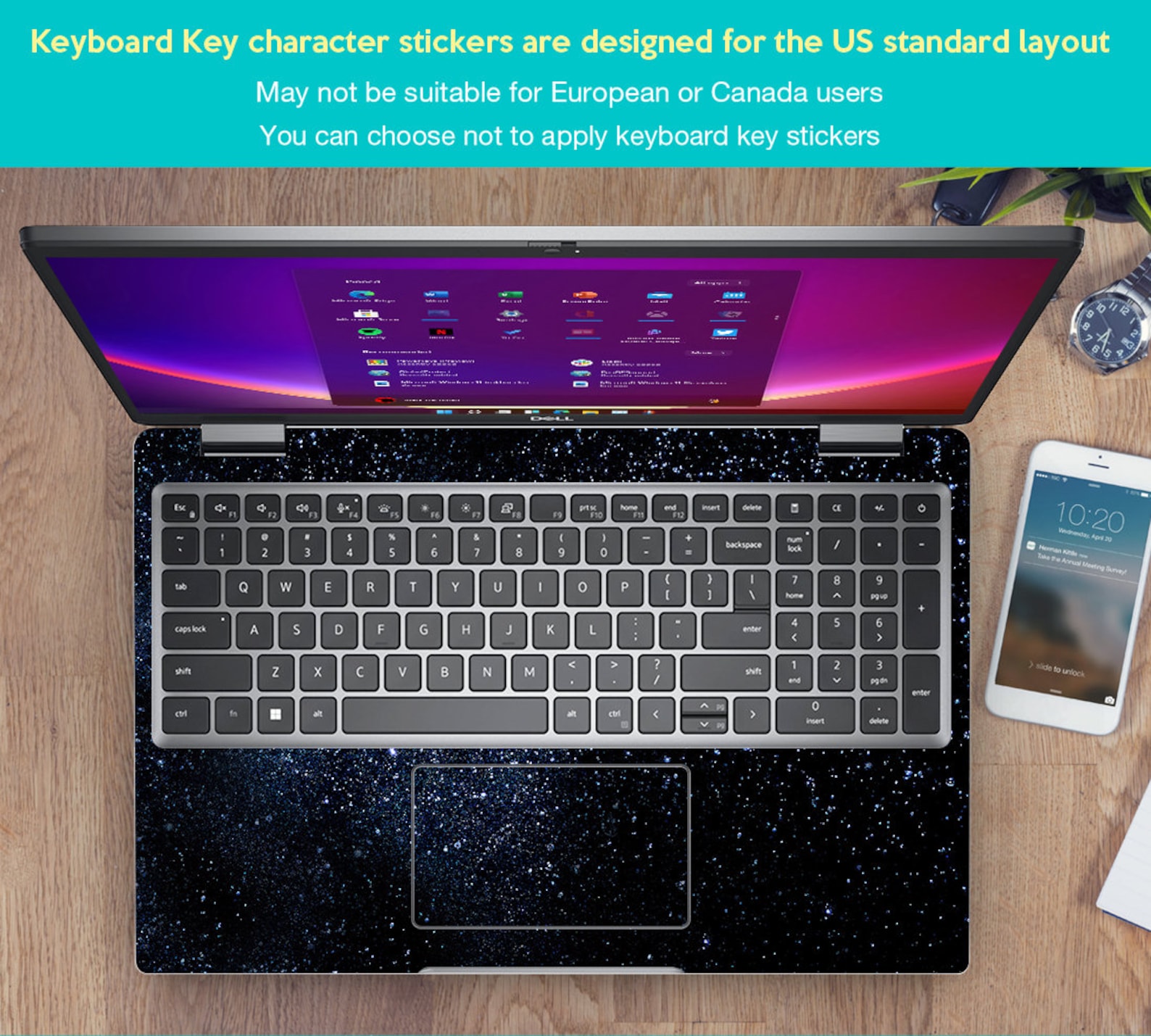 Hp Envy Skin X360 2-in-1 Personalized Customizable Romantic Starry Sky ...