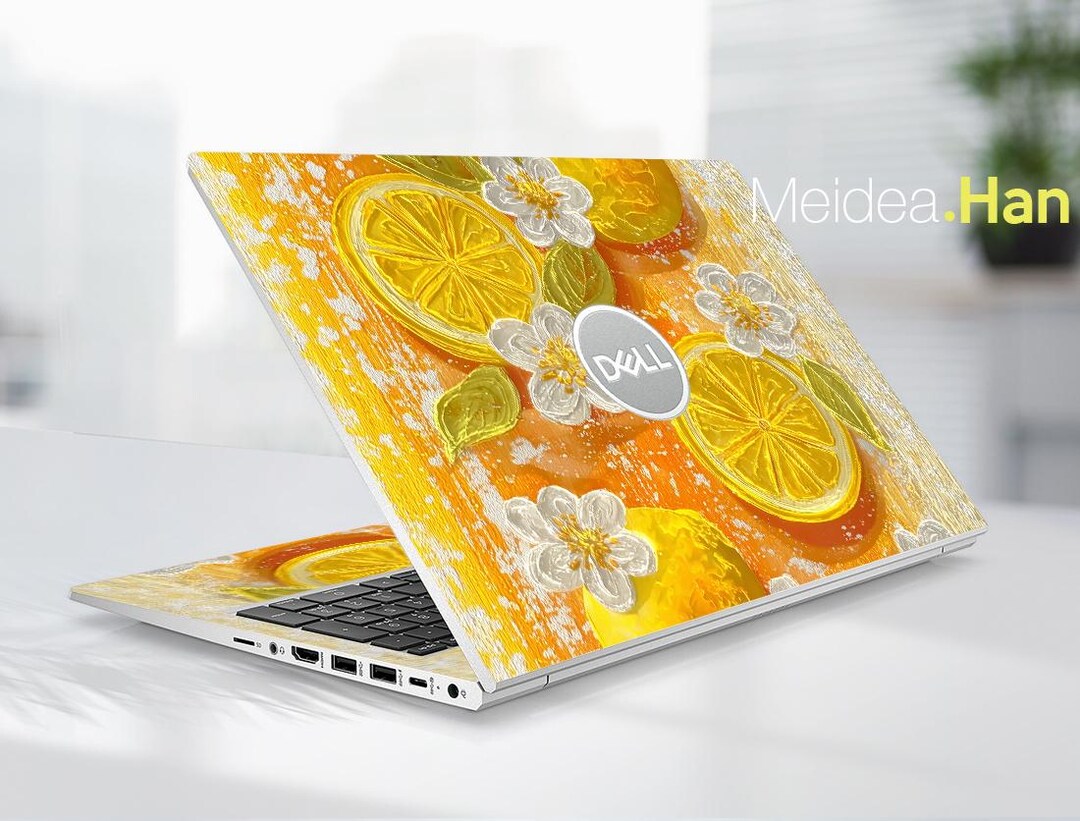 Dell Pro 13 Plus Pb13250 2-in-1 Laptop Decal Customizable Lemon Design ...