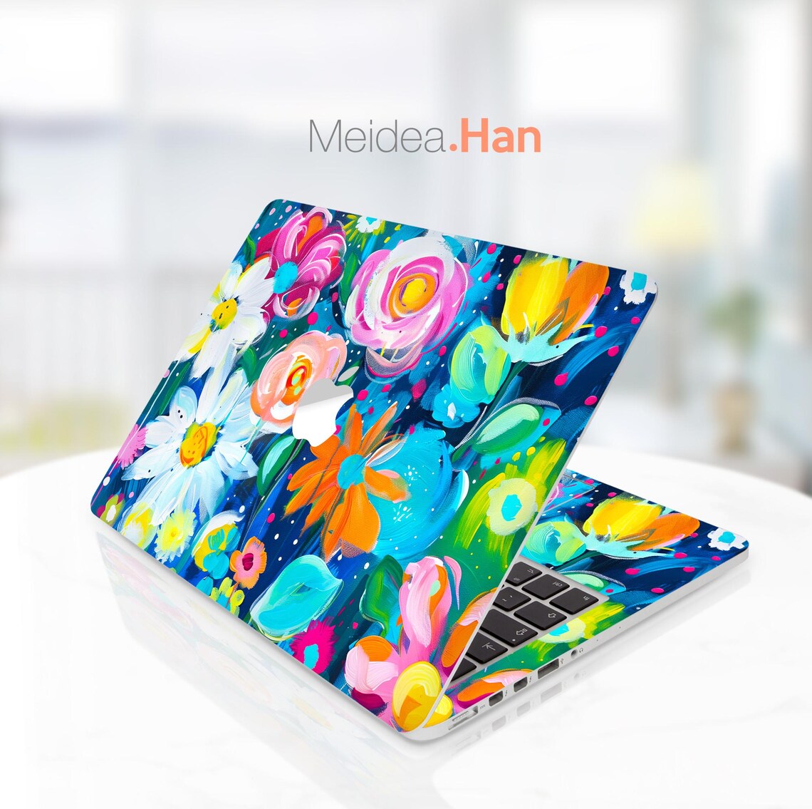 MacBook Accessorie Back to School Gift Unique Flowers Design Mac Pro ...