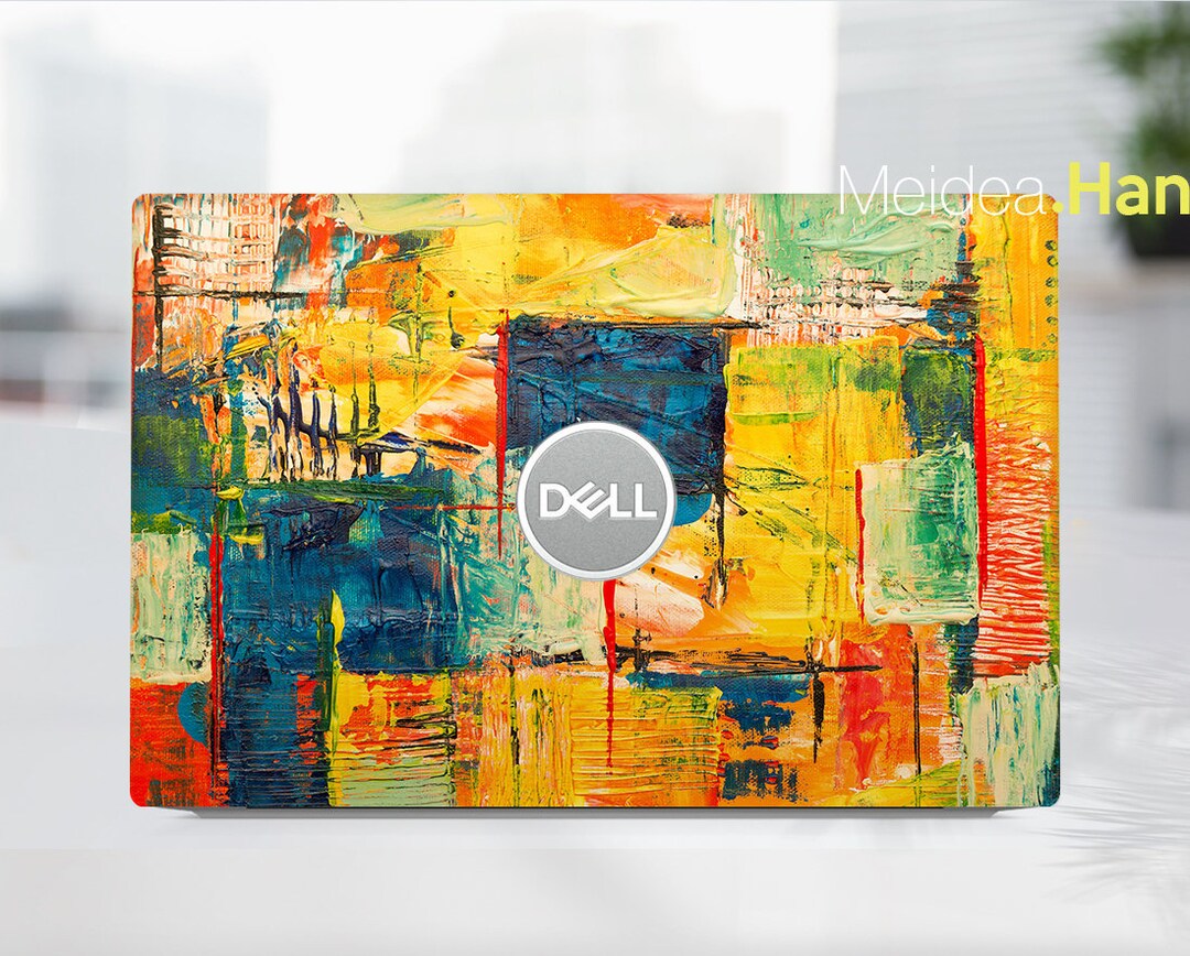 Dell Xps 15 9570 Skin Personalized Customizable Abstract Oil Painting ...