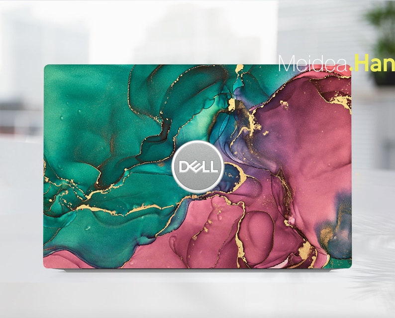 Dell Precision 5520 Skin Personalized Customizable Colored Marble Vinyl ...
