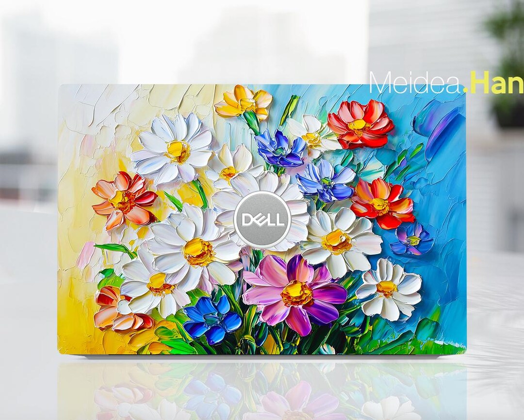 Laptop Stickers Dell accessories Protective Skin Custom Decal Colorful ...