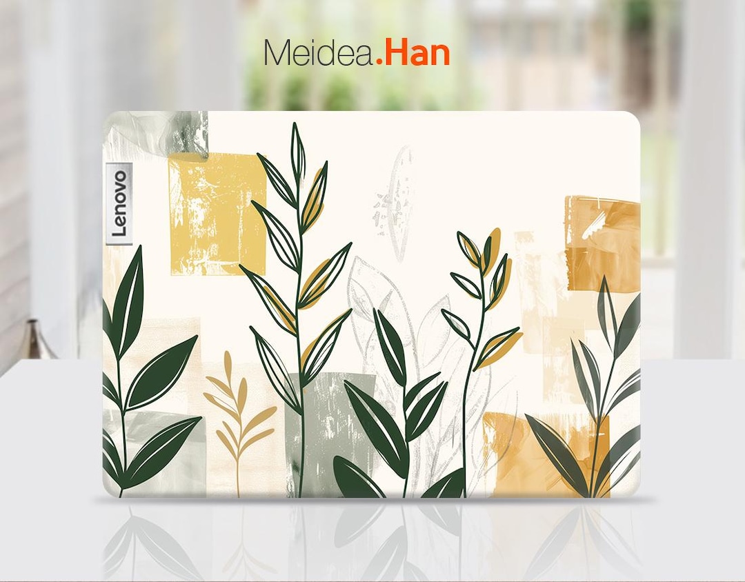 Lenovo Laptop Skin Personalized Sticker Simple Abstract Design Vinyl ...