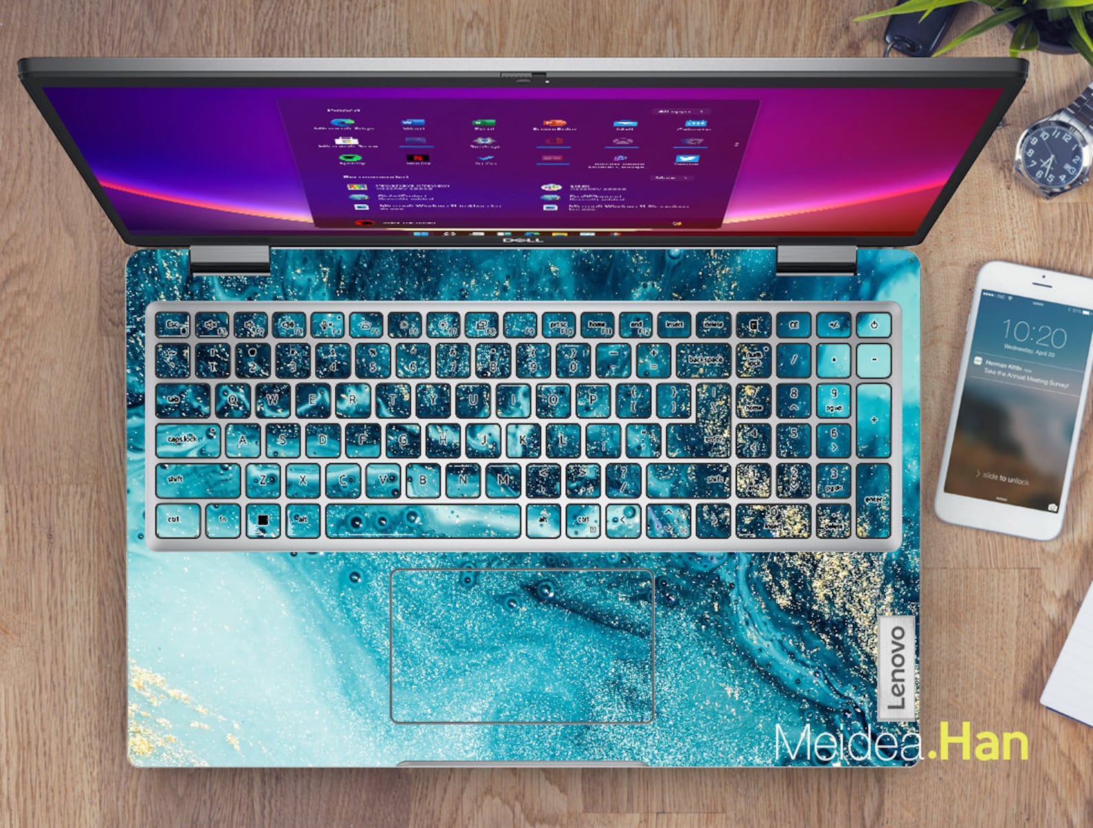 Lenovo Laptop Skins Ideapad Flex 5 14 Personalized Customizable Vinyl
