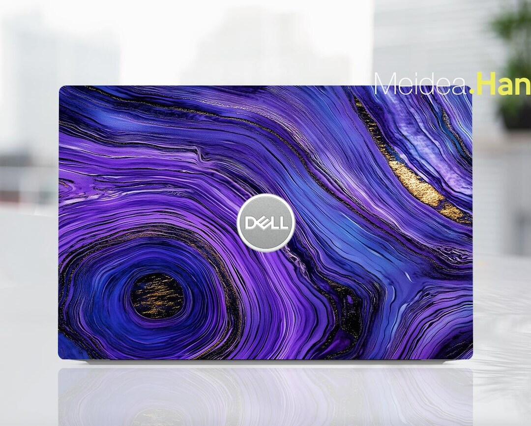 Dell Laptop Skin Inspiron 16 5640 Purple Sticker Gifts for Dad Custom ...