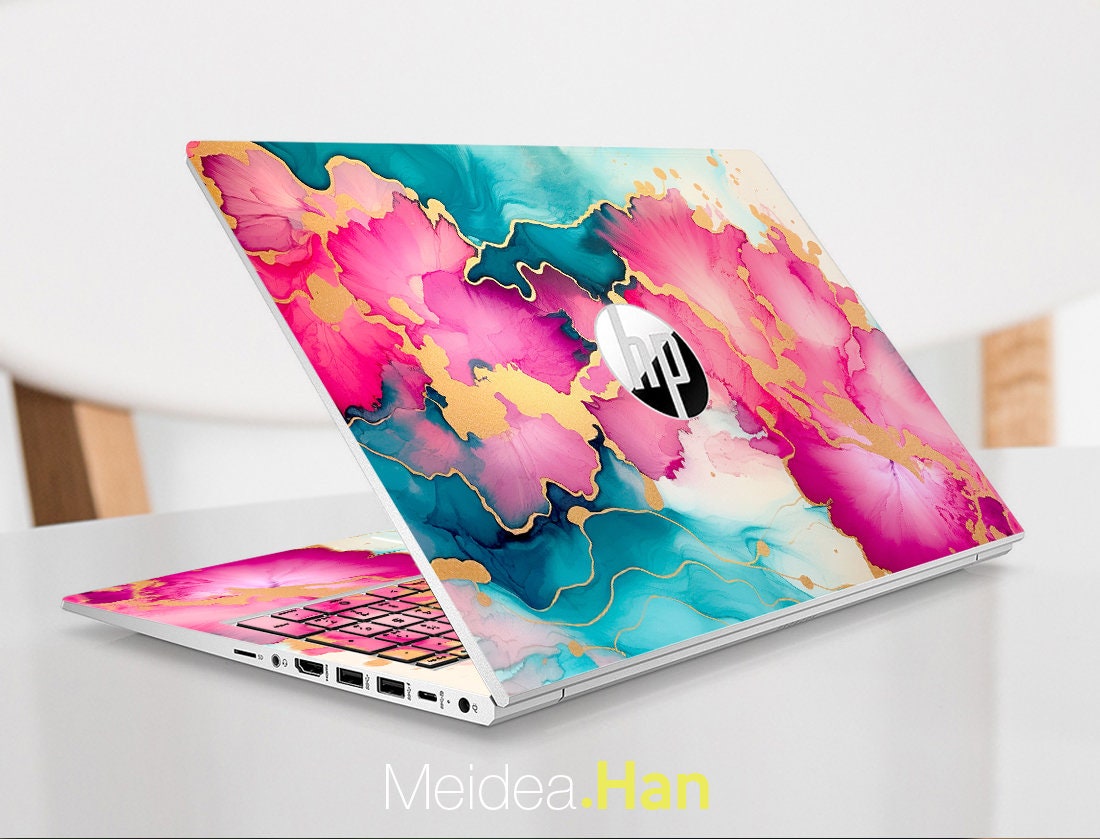 Hp Laptop Skins Vinyl Decal Customizable Personalised Abstract Design ...