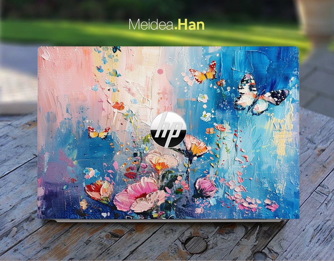Hp Laptop Skin Envy Decal Unique Gift Custom Beautiful Oil Painting ...