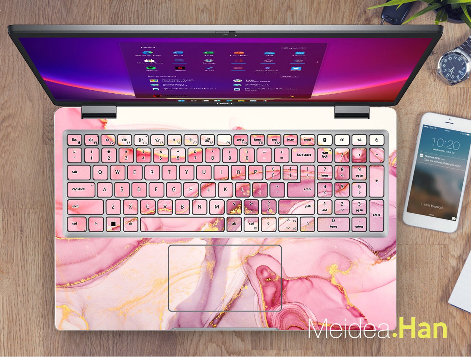 Dell Inspiron 2 in 1 Skin, Latitude 5420, Pre-cut Personalized Handmade ...