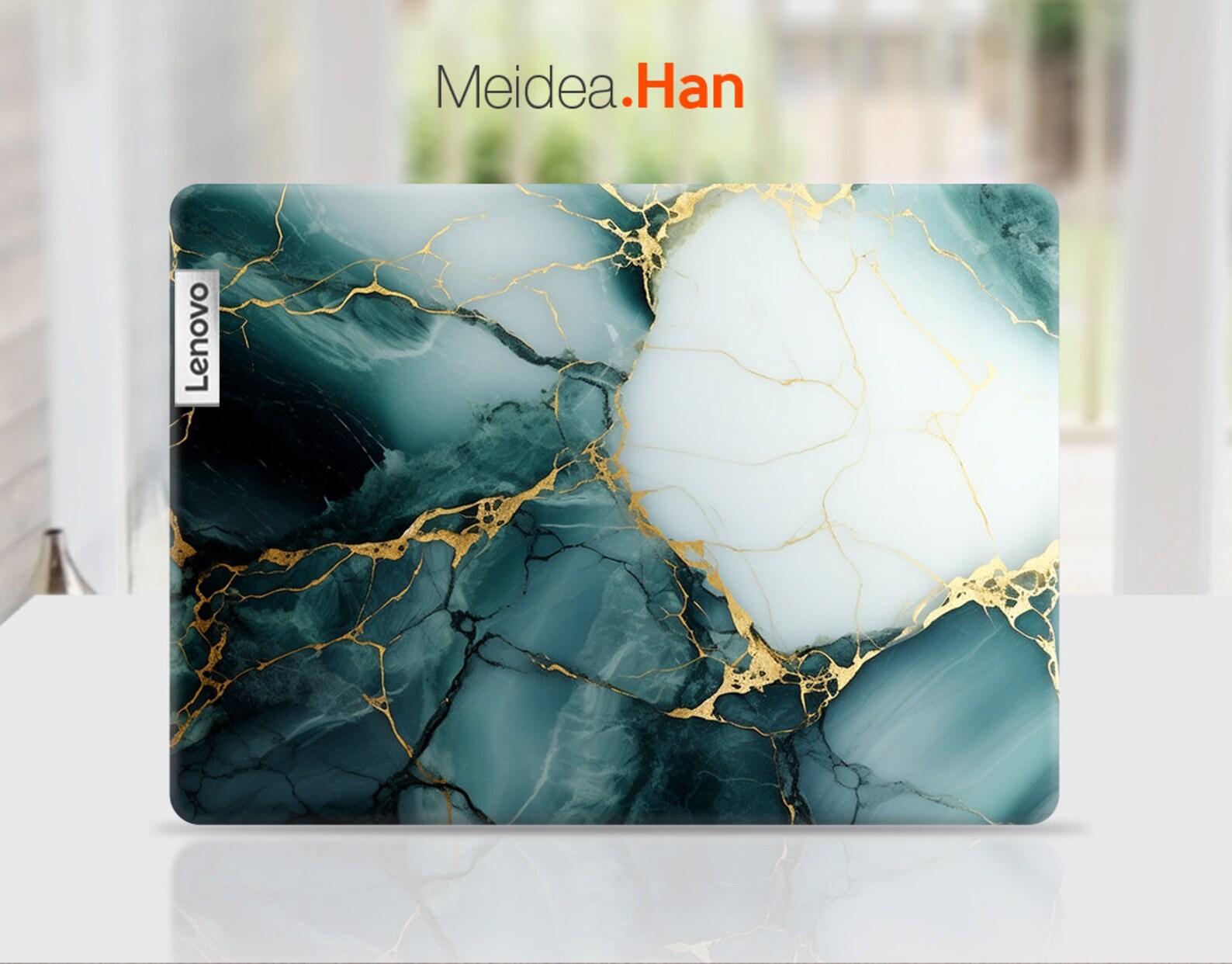 Lenovo Decal Personal Laptop Accessories Customizable Art Designs Teal ...