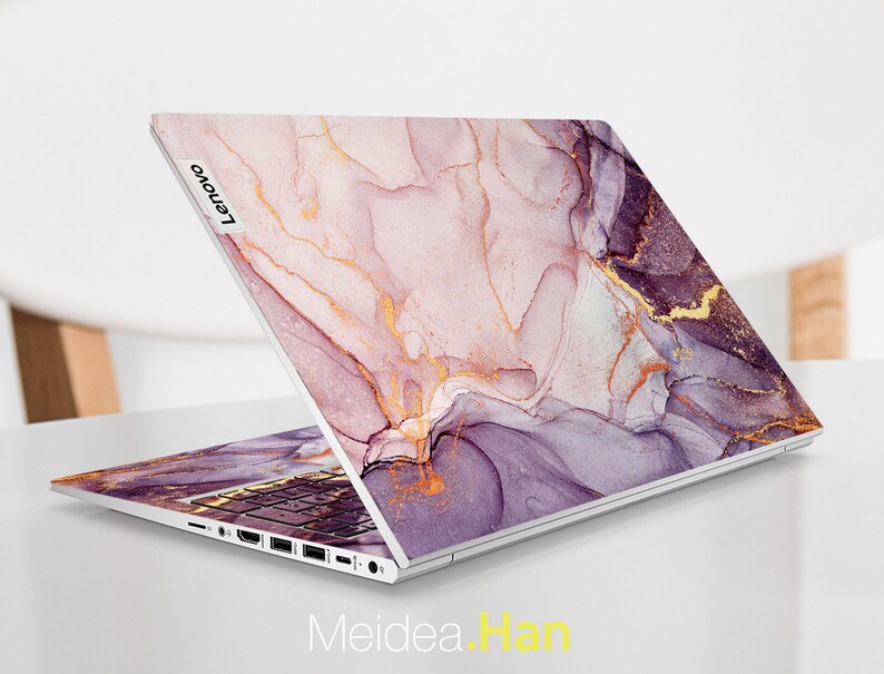 Lenovo Laptop Skin Personalized Customizable Abstract Mable Vinyl ...