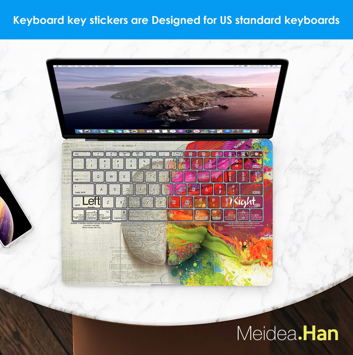MacBook Air Skin Mother's Day Gift Art Left and Right Brain Design ...