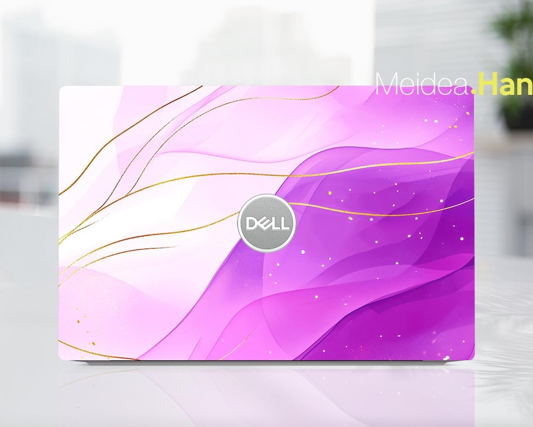 Dell Laptop Skins Latitude 5550 Stickers Custom Decals Unique Purple ...