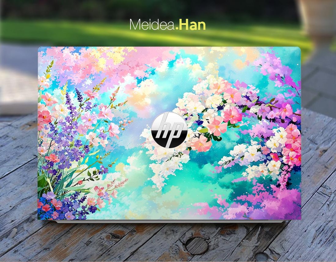 HP Laptop Decal Back to School Unique Art Gift Oil Painting Beautiful ...