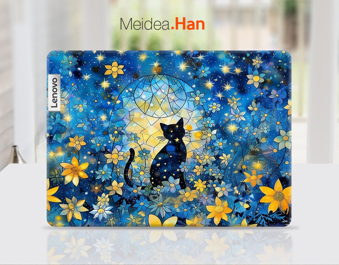 Laptop Skin Protect Thinkpad Vinyl Decal Customizable Gift Blue ...