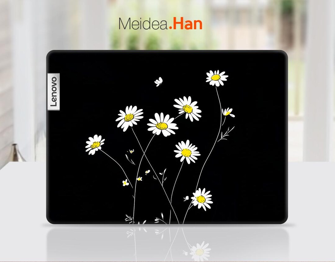 Lenovo 2 in 1 Skin Laptop Stickers Custom Decal Daisy Cartoon Art ...