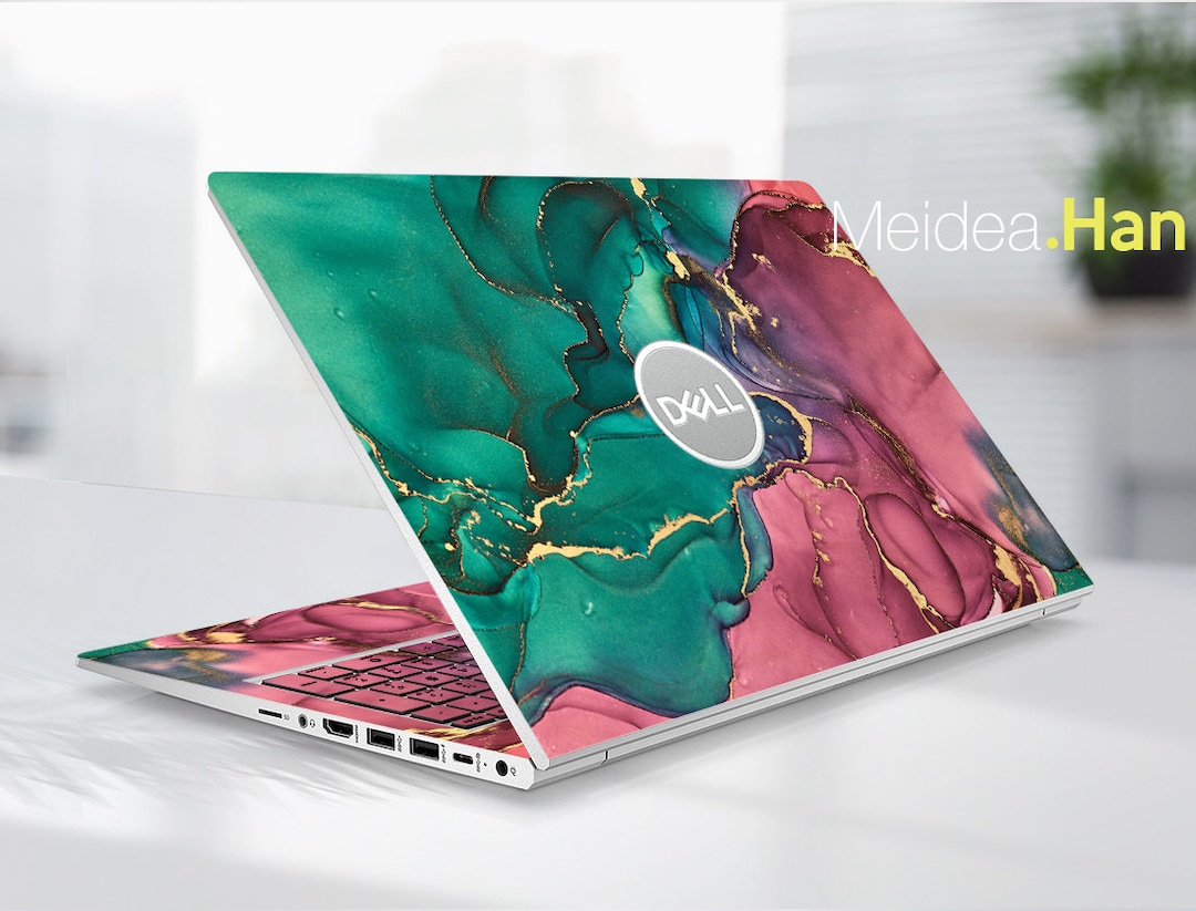 Dell Precision 5520 Skin Personalized Customizable Colored Marble Vinyl ...