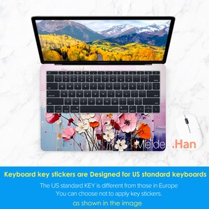 MacBook Accessories Custom Gift Oil Painting Floral Design MacBook Pro ...