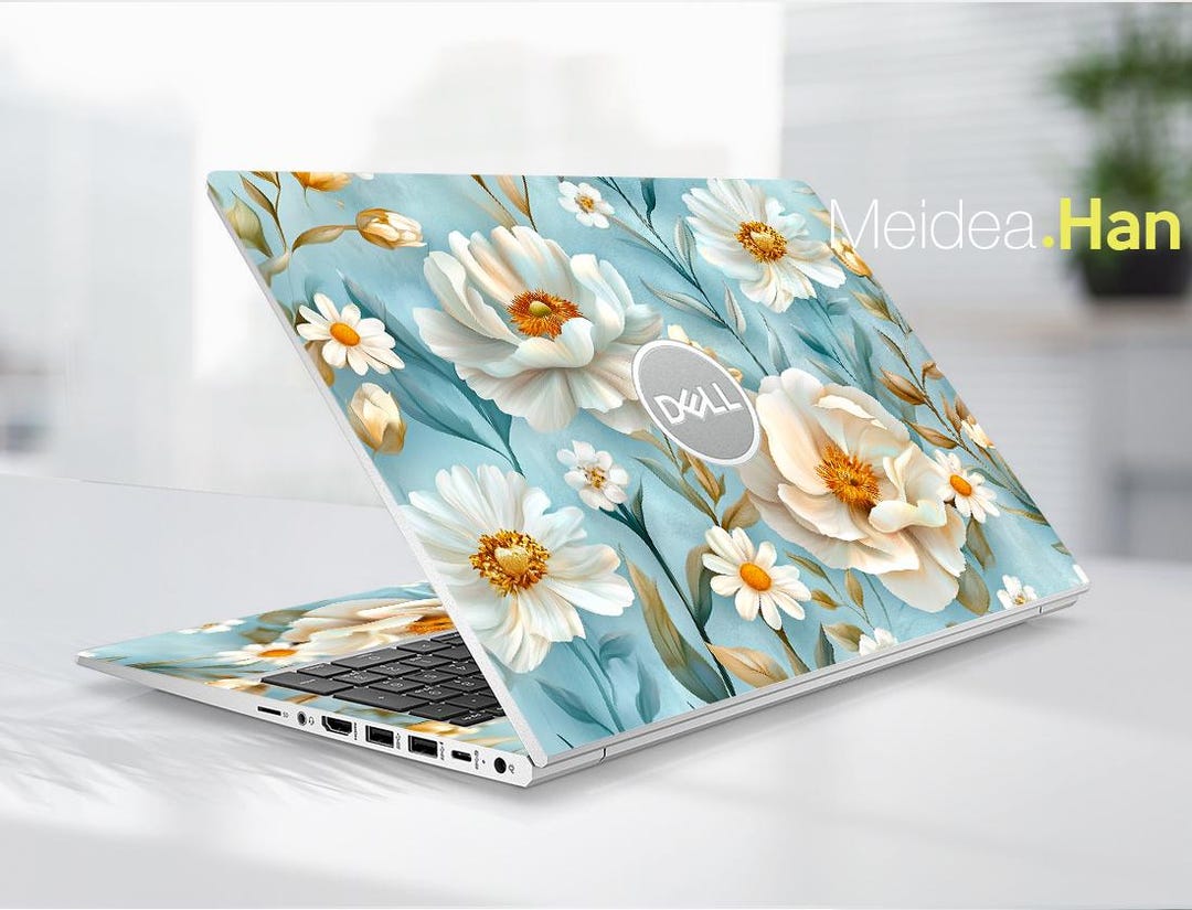 Dell Laptop Sticker Gift for Mom Personalized Gift Aesthetic White ...