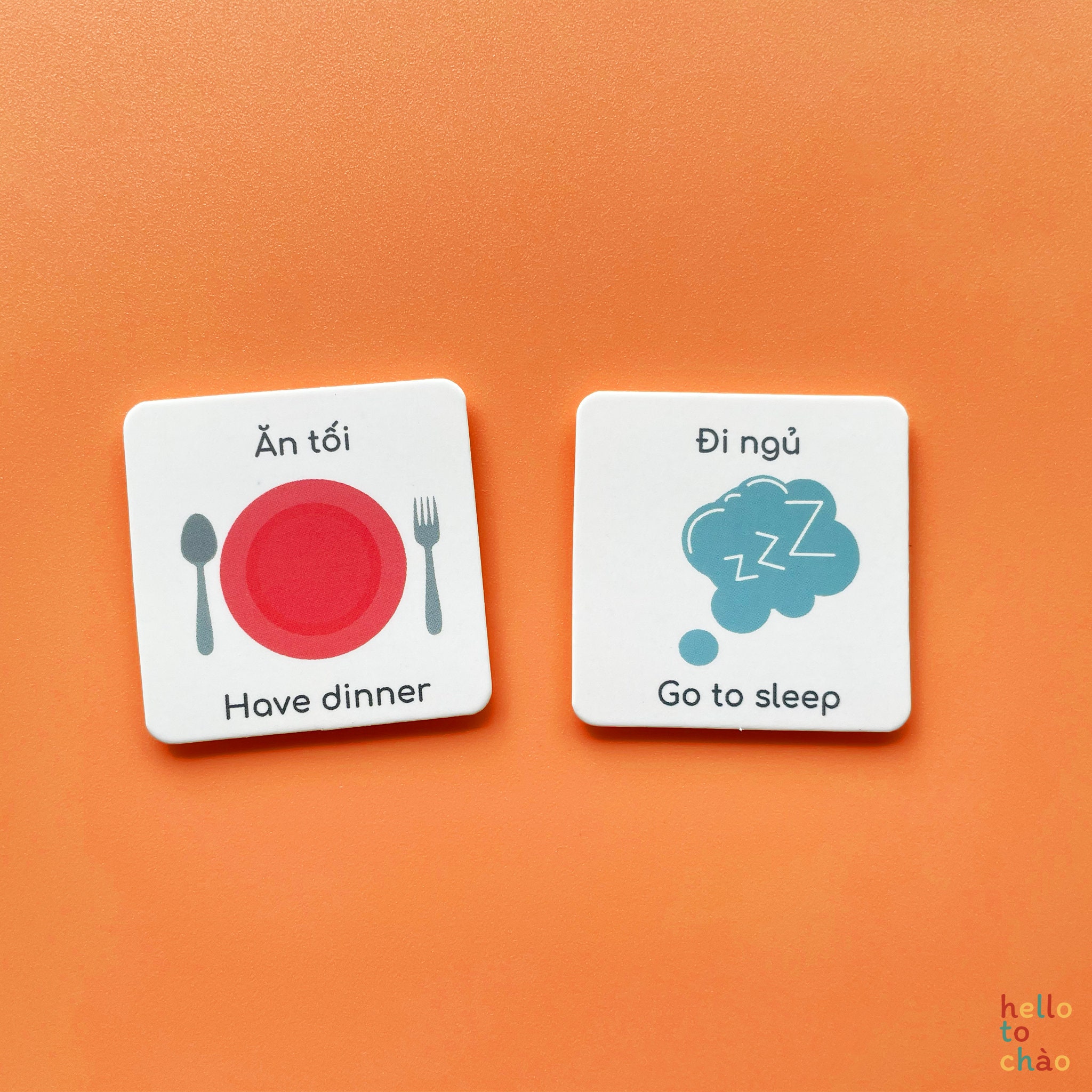 Bilingual Vietnamese Kids Routine Charts, Teach Vietnamese to Kids at ...