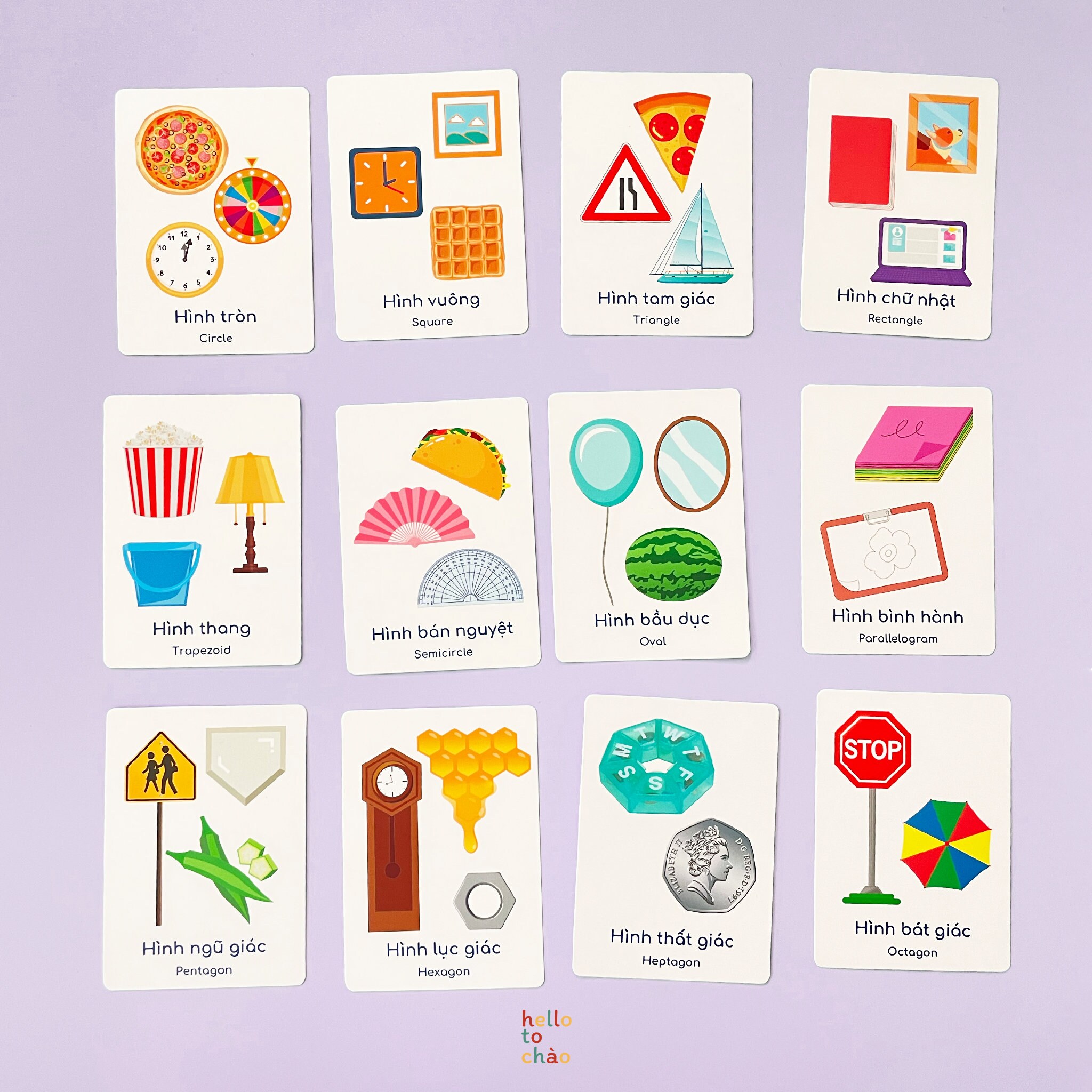 Vietnamese Numbers, Shapes & Colors Flashcards, Flash Cards Gift Ideas ...