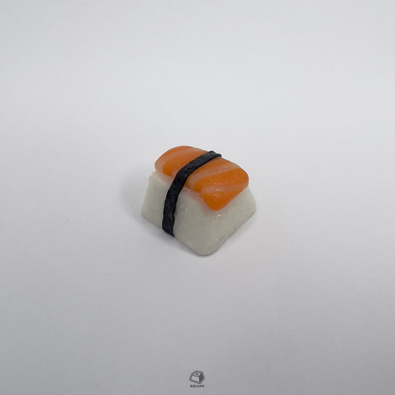 Salmon (sake) Nigiri Sushi Keycaps Custom Handmade Artisan - Etsy