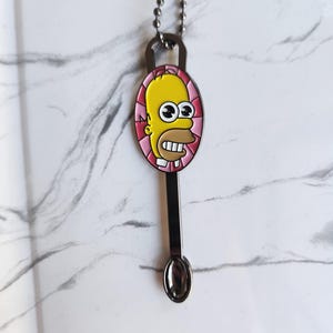 Homer Simpson Mini Spoon - Etsy