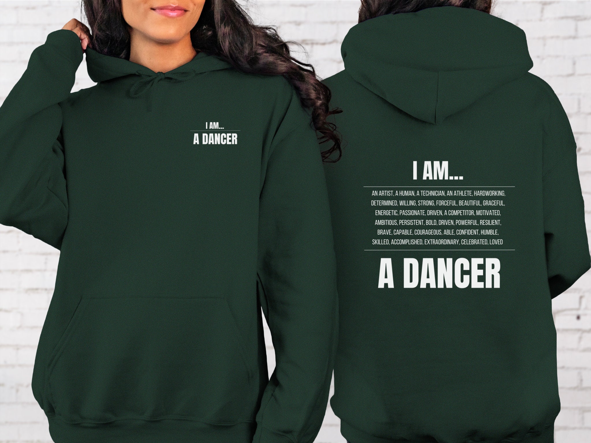 Dance Hoodie, Dancing Sweatshirt, Oversized Dance Hoodie, I Am A Dancer ...