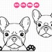 Frenchie SVG - French Bulldog Vector Clipart - Dog SVG - Etsy